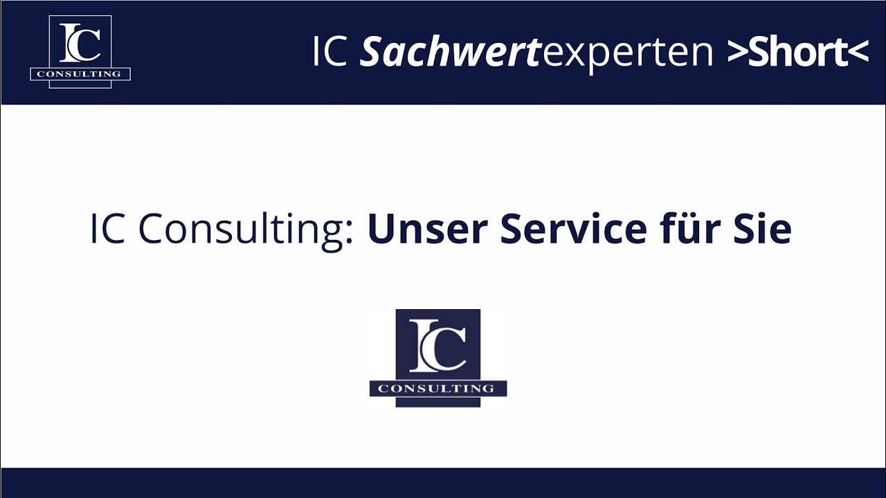 IC Consulting GmbH - Unser Service für Sie - YouTube