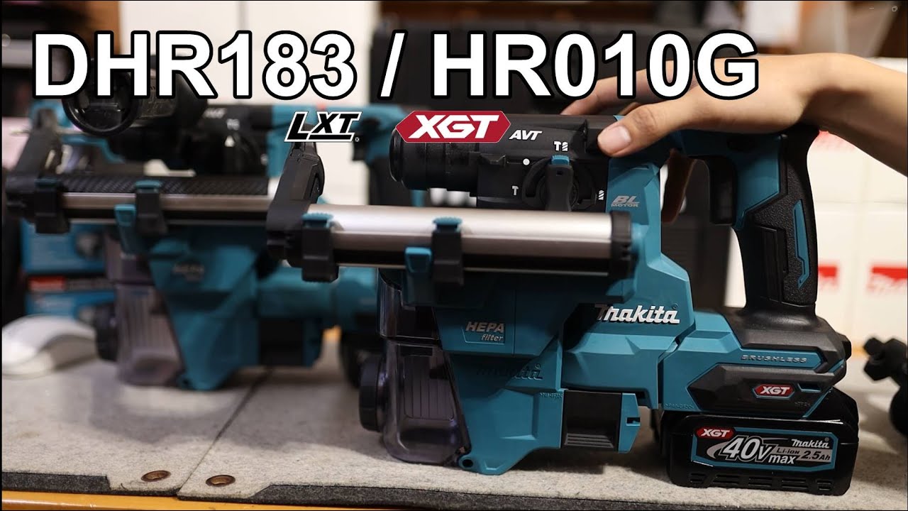 Makita Review HR010G & DHR183 Cordless Rotary Hammer - YouTube