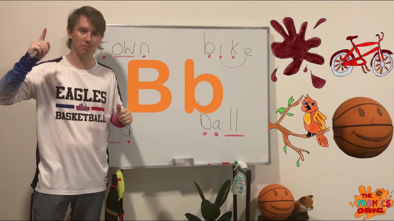 Letter B Phonics Sound with Words for Young Learners - Fun Phonics ...