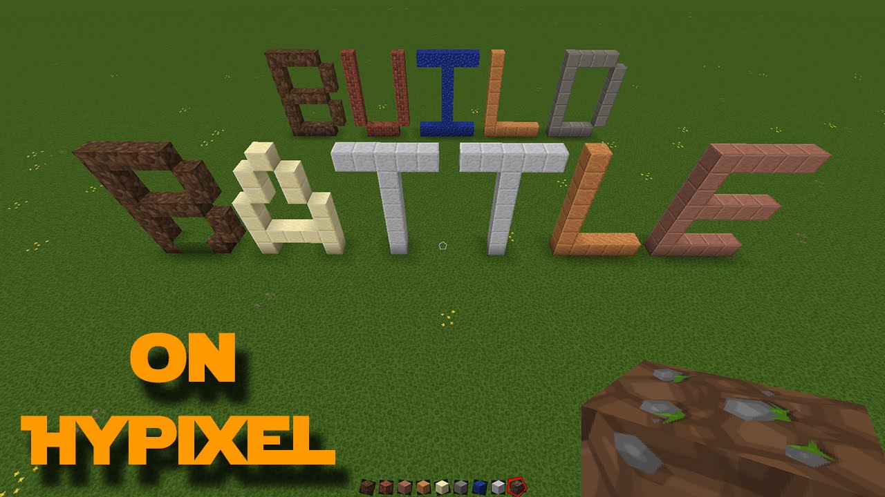 Minecraft: The Hypixel Server: Build Battle w/ Yankee - YouTube