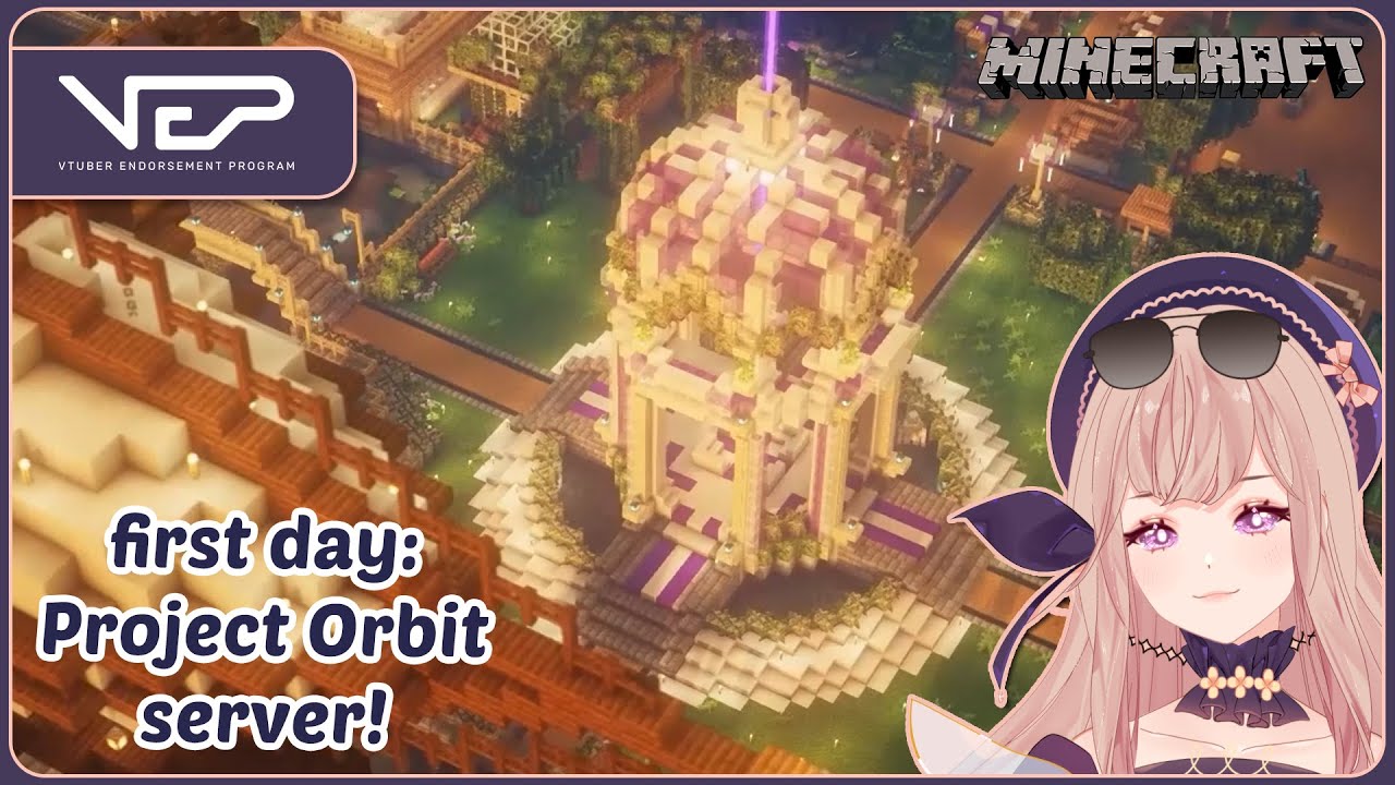 【VEP | MINECRAFT】an introduction to Project Orbit's Minecraft server!【Aion Kaname アイオン叶夢】 - YouTube