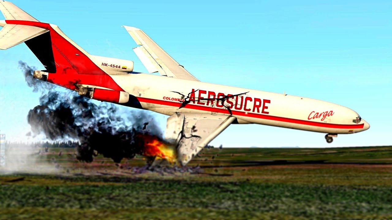 B727 How The Accident Happened, Aerosucre Flight 157, Puerto Carreno ...
