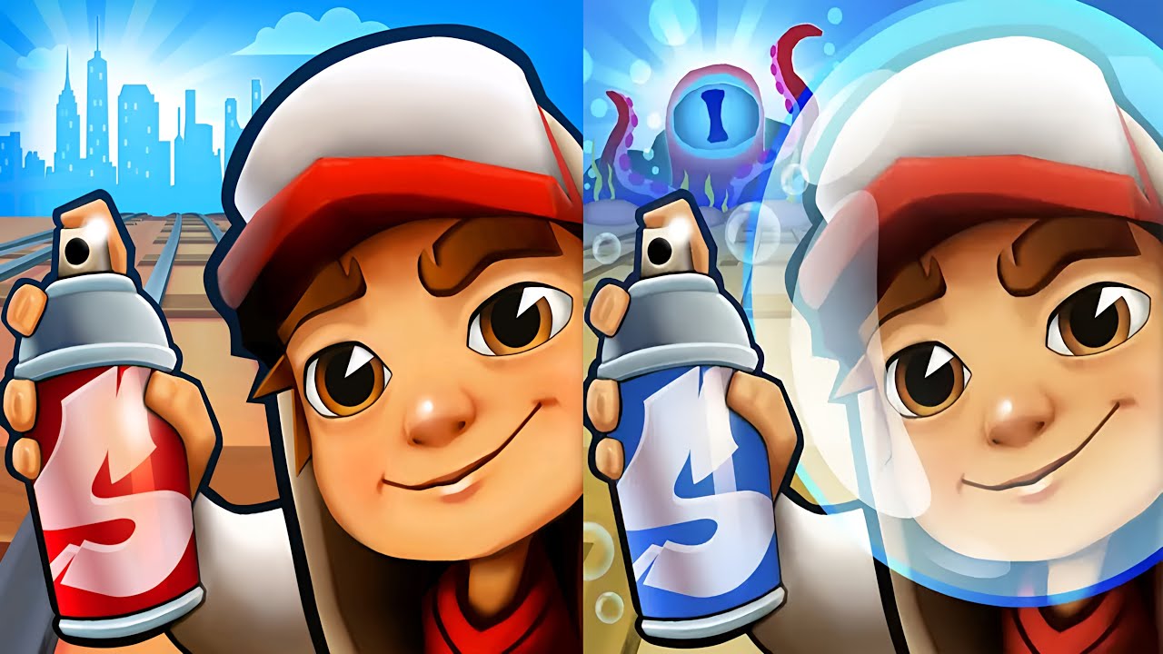 ! Subway Surfers : Houston 2020 vs Underwater 2024! Gameplay - YouTube