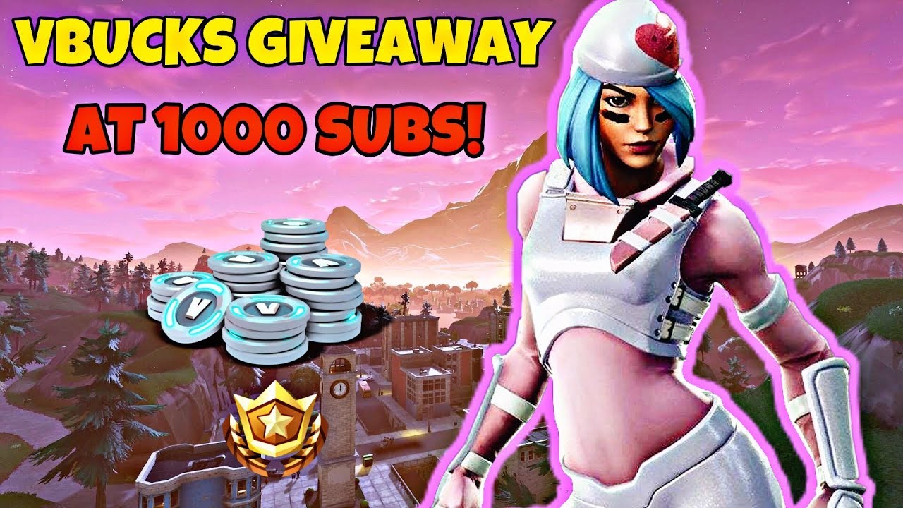 VBUCKS GIVEAWAY/PLAYING WITH SUBS| Fortnite LIVE - YouTube