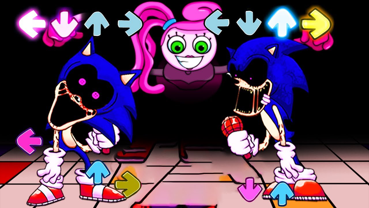 Friday Night Funkin’ Sonic.EXE VS Mommy Long Legs (Poppy Playtime ...