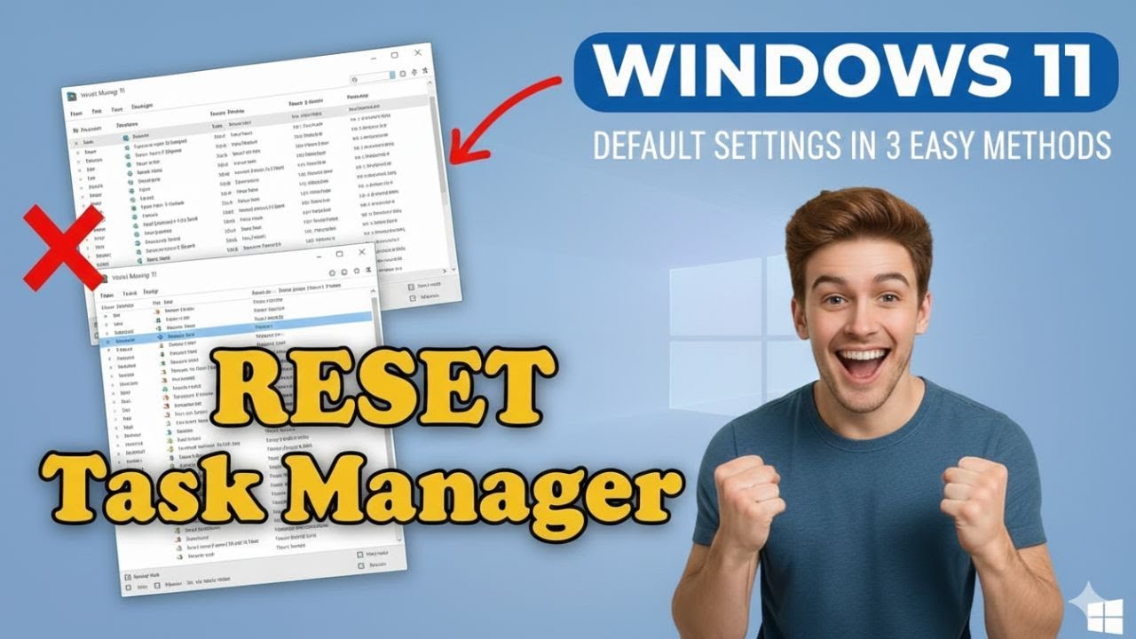 How to Reset Task Manager to Default Settings in Windows 11 (EASY Method) - YouTube