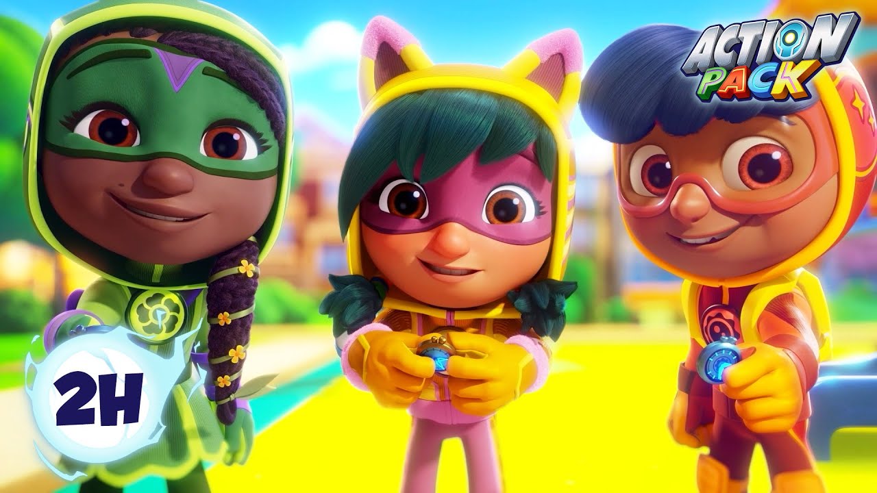 2 Hours of Play Time Fun! 🌟Freeze Time!⏳ | Action Pack | Adventure ...