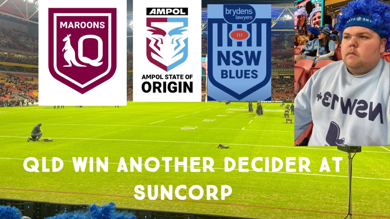 The Moment Queensland Win the 2022 State Of Origin Decider (State Of ...