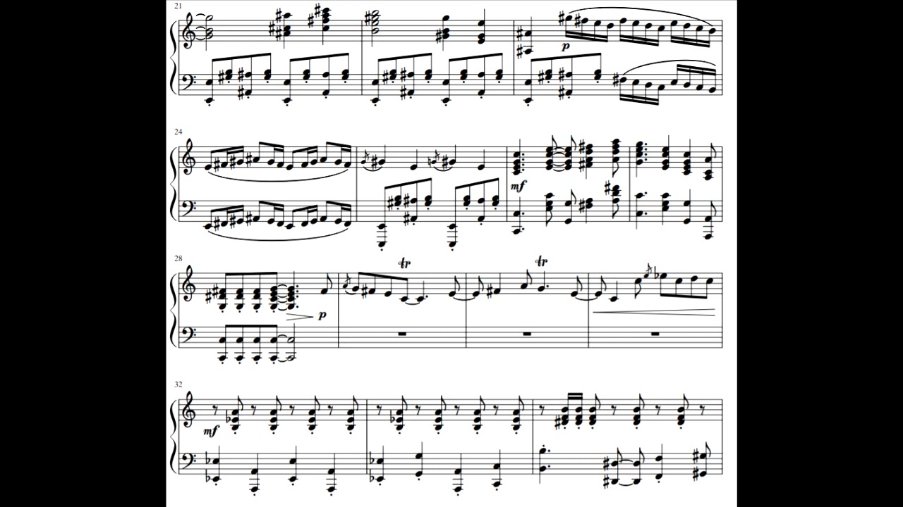The Simpsons Theme Score For Piano - Virtuoso Level - YouTube