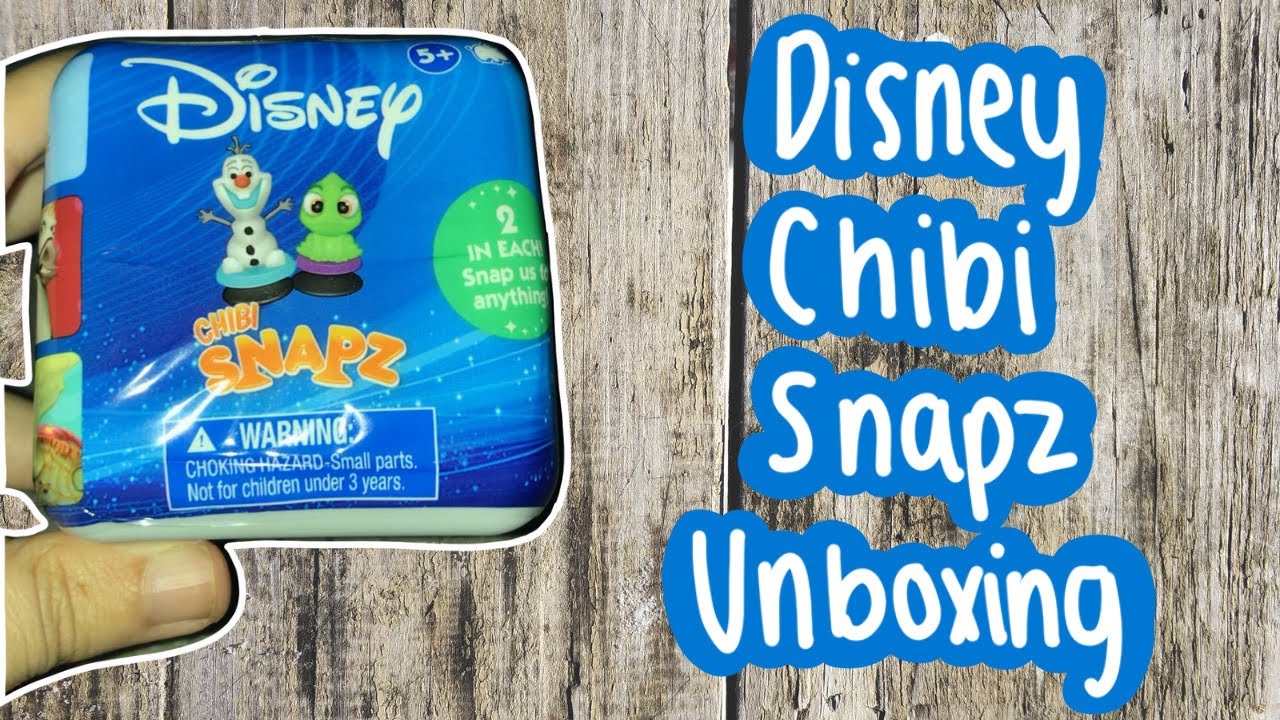 Disney Chibi Snapz Unboxing - YouTube