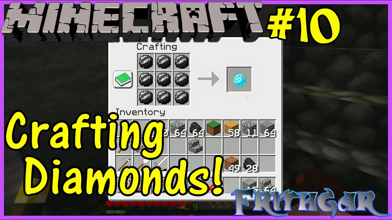 Let's Play Minecraft #10: Diamond Crafting! - YouTube