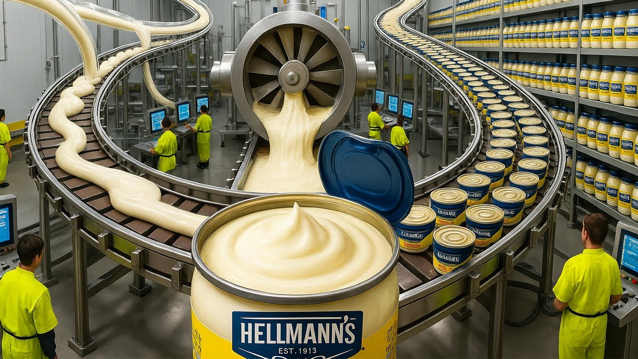 Inside Hellmann’s Mayonnaise Factory | From Beans to Millions of Mayo ...