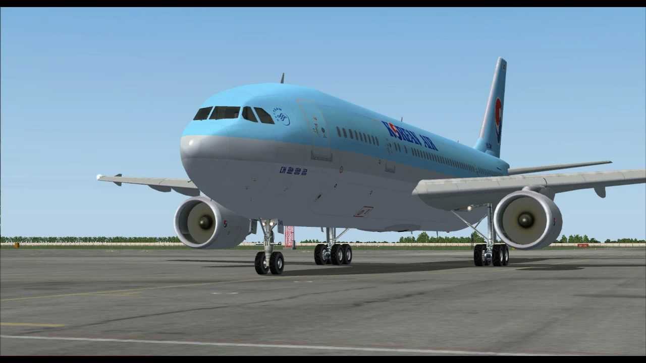 TSS Airbus A300 PW HD FS2004 - YouTube