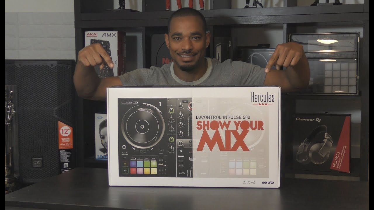 Hercules DJControl Impulse 500 Unboxing & First Impressions - YouTube
