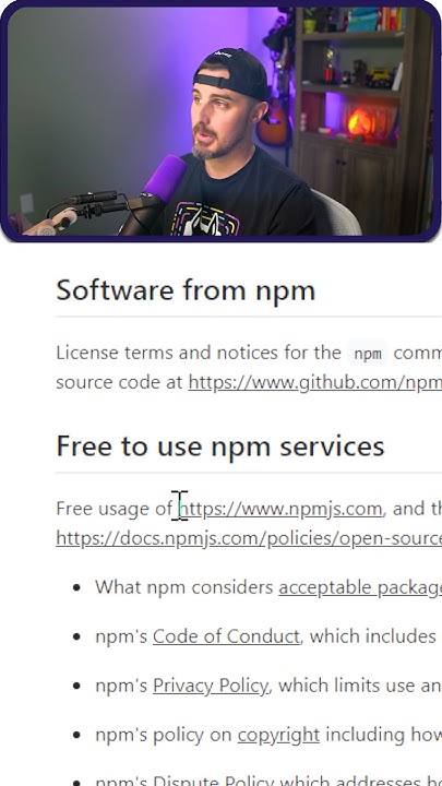 How to create an npm account - YouTube