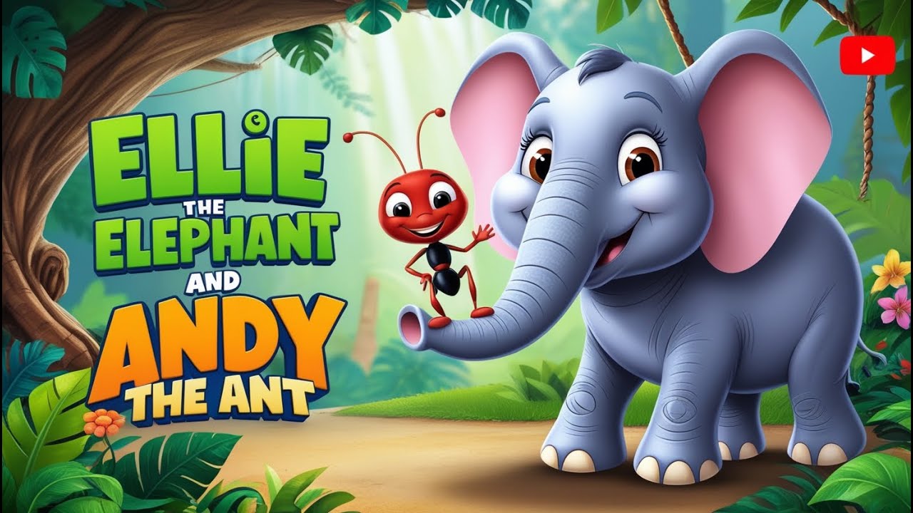 Ellie the Elephant and Andy the Ant | Inspiring Jungle Adventure Story ...