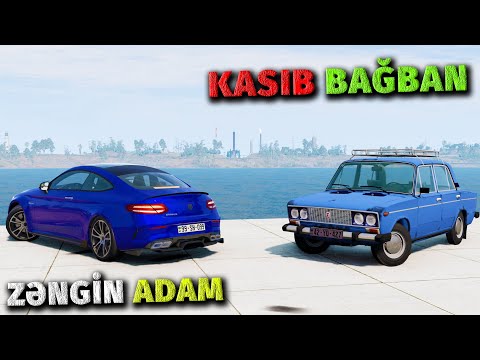 KASIB BAĞBAN və ZƏNGİN İŞ ADAMI  | BeamNG.Drive | Maşın Oyunları | #sahmarehmedov