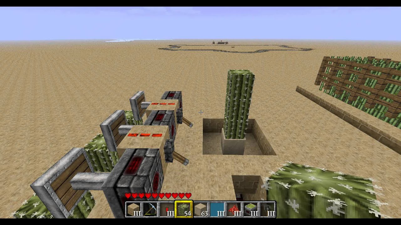 Juri's Minecraft -Piston farm and block sensor - YouTube