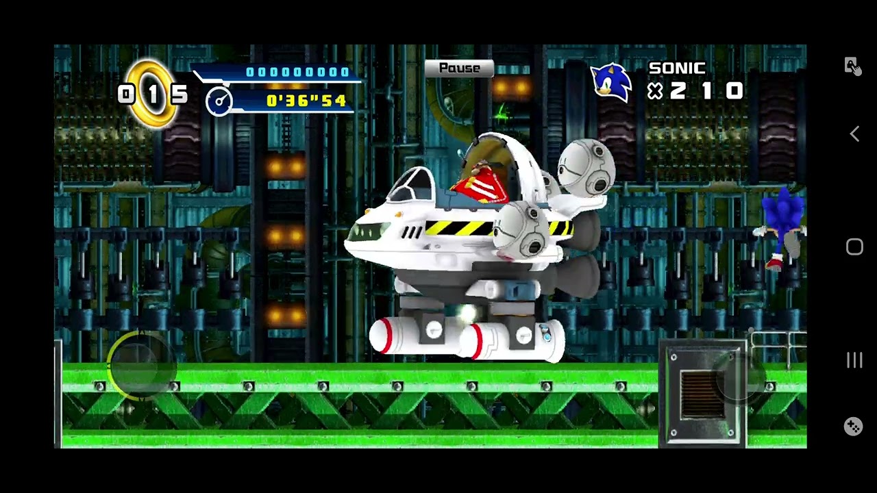 Sonic 4 episode 1 Mad Gear Zone Boss - YouTube