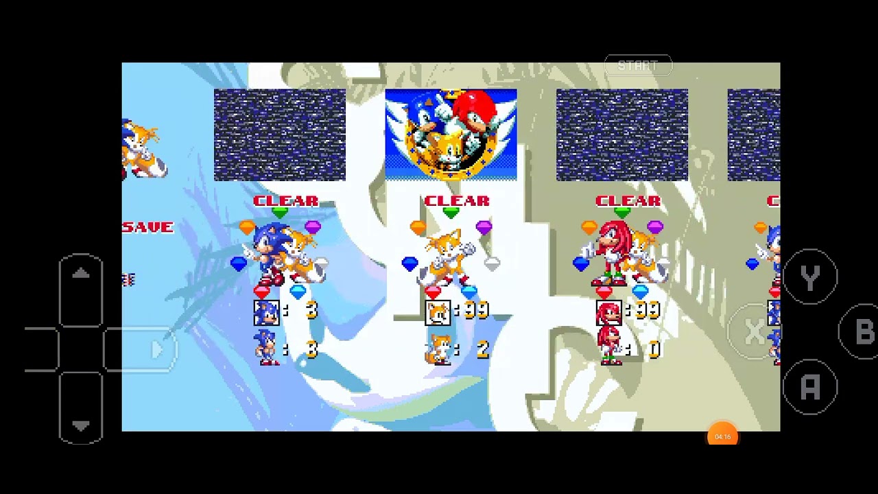 como ponerle save data completada a sonic 3 a.i.r - YouTube