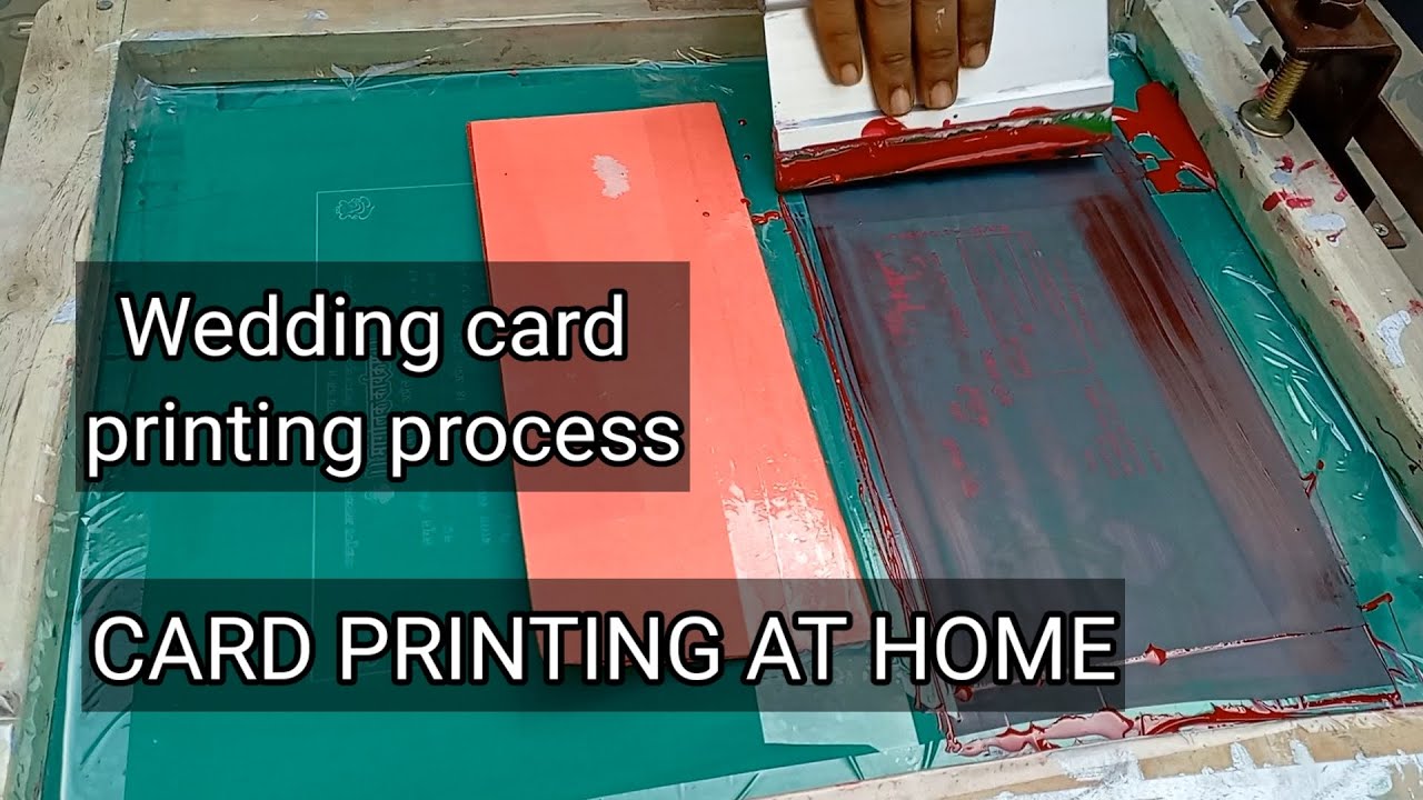 Wedding Card Printing process|| Wedding Card Printing Process at home ...