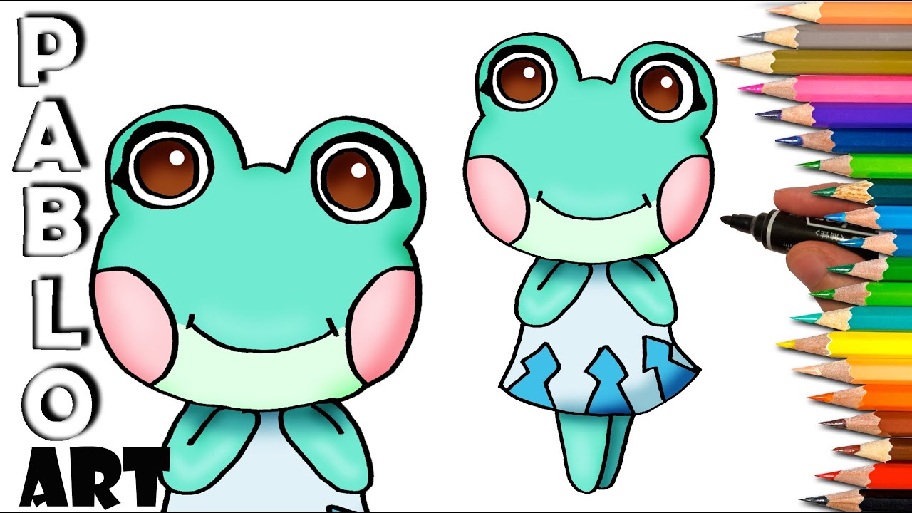 How to Draw Lily from Animal Crossing | Learn to Draw step by step ...