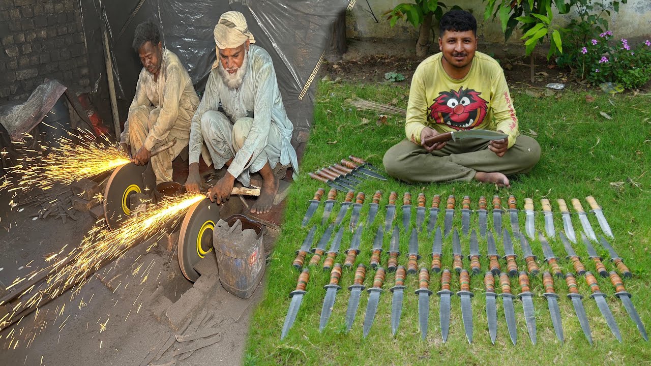 Inside Factory Process of Making Kukri Knife Cutting With CNC Machine ...