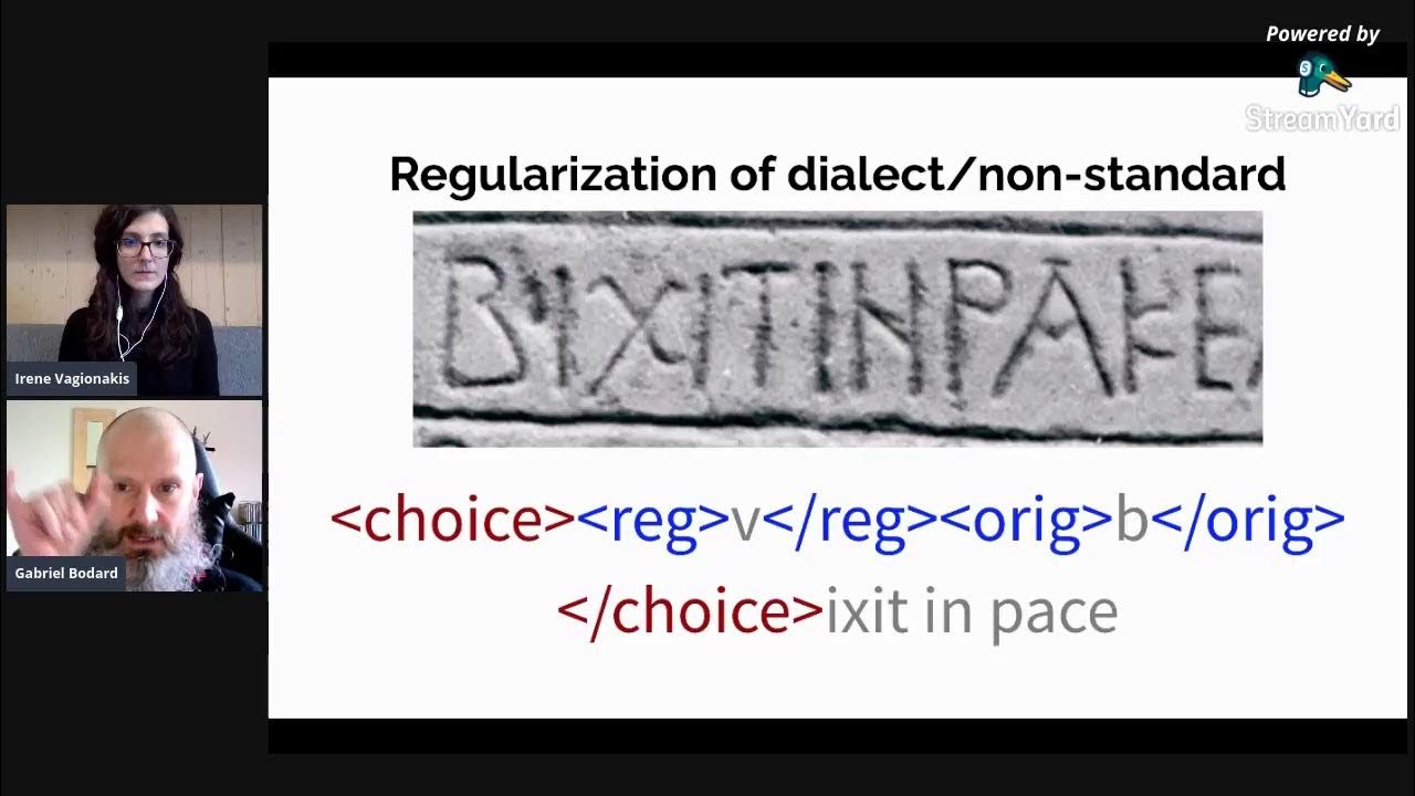 EpiDoc Tutorial: Editorial corrections - YouTube