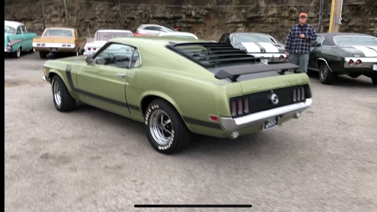 "SOLD" 1970 Mustang Test Drive , Fast Back Maple Motors - YouTube