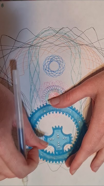 Massive cumulus of pattern and custom gear spirograph #art #spirograph #pattern - YouTube