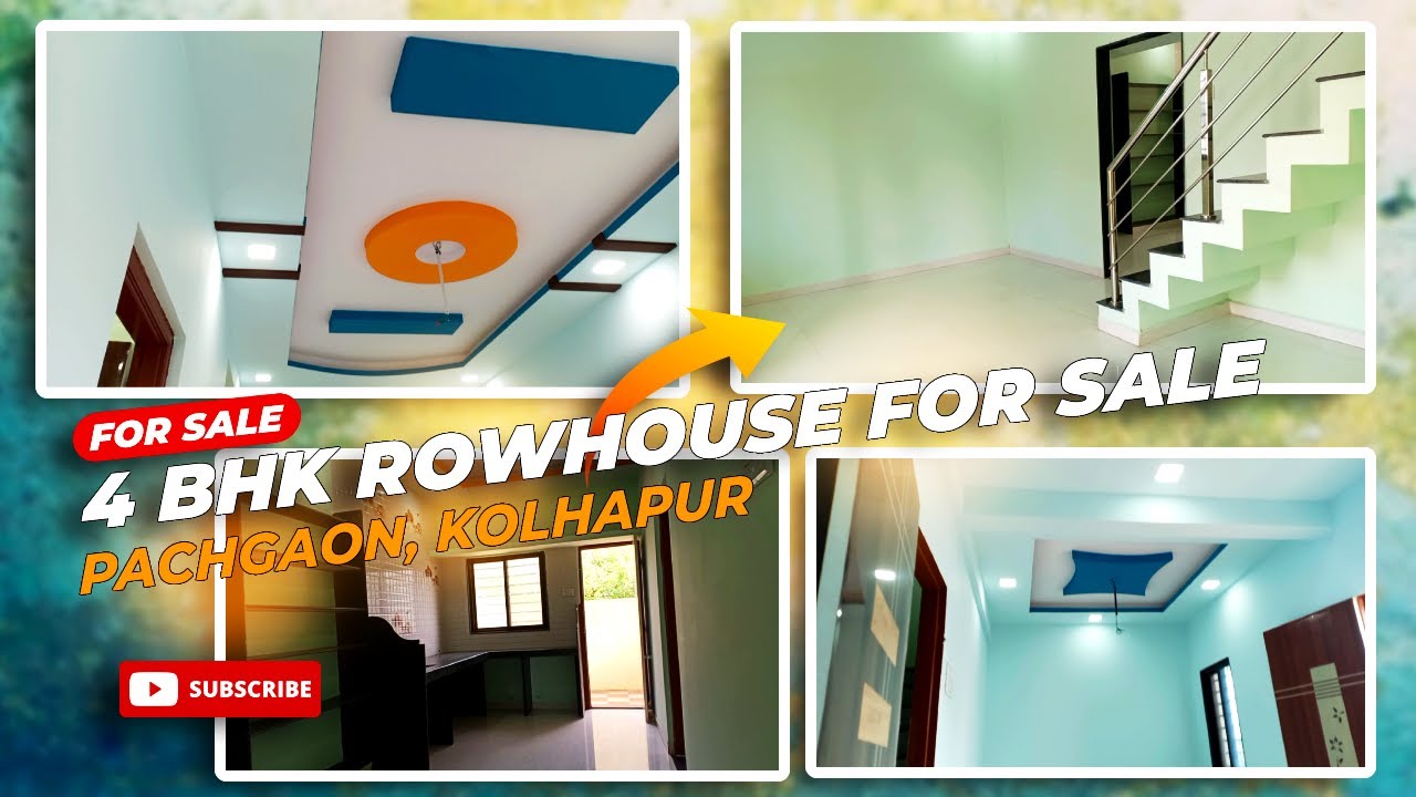 Bungalow For Sale In Kolhapur । 4 BHK House For Sale । Pachgaon ...