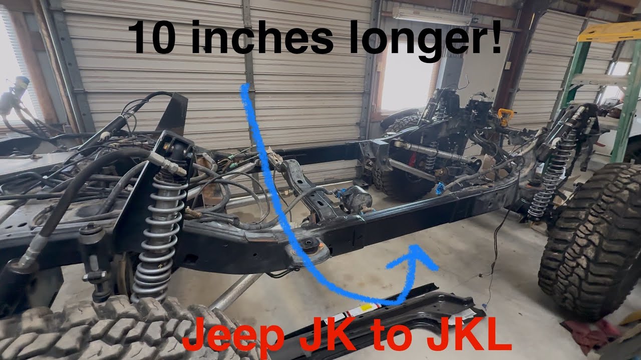 Turning a Short Jeep JK into an Unstoppable JKL - Complete Frame ...