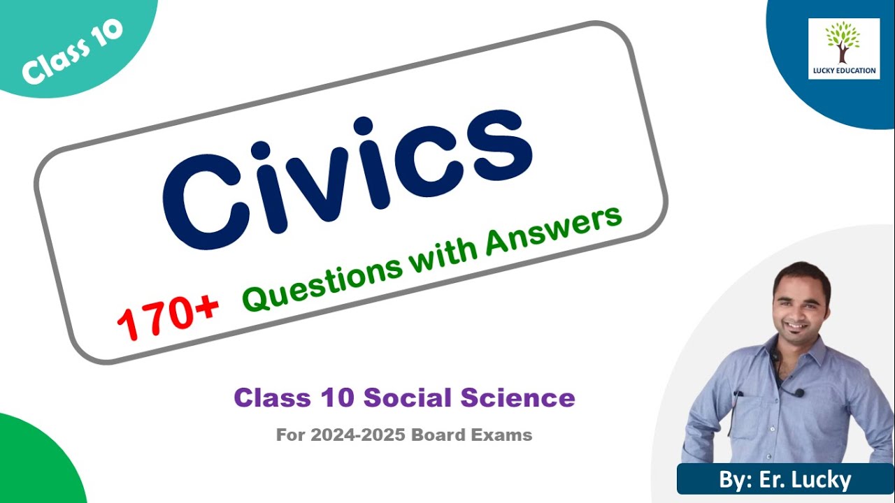 Class 10 Civics - 170+ Important Questions with Answers - YouTube