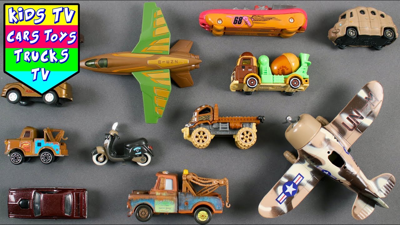 Learn The Color Brown With Vehicles For Toddlers - YouTube