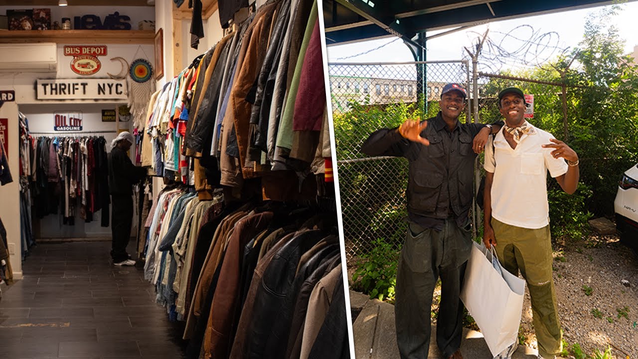 Thrifting in NYC with Drew Joiner | We Found CRAZY Vintage Deals - YouTube