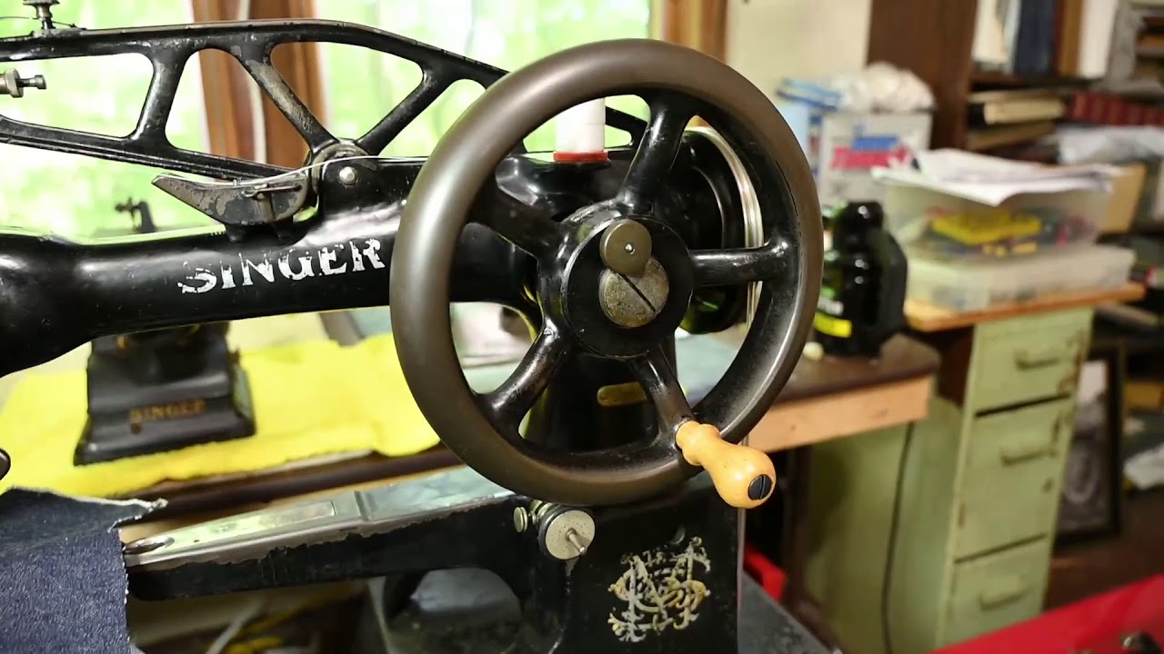 Singer Shoe Patch Machine - YouTube