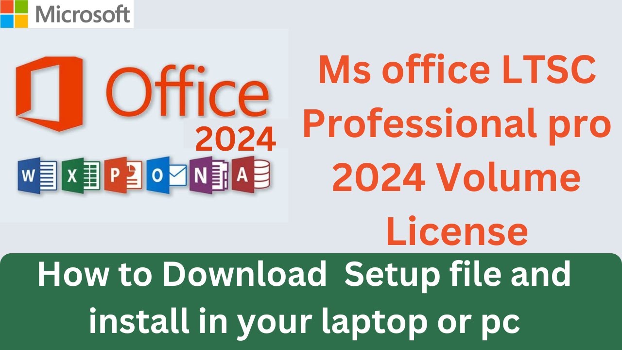 How to Download & Install Microsoft Office LTSC Professional Plus 2024 ...