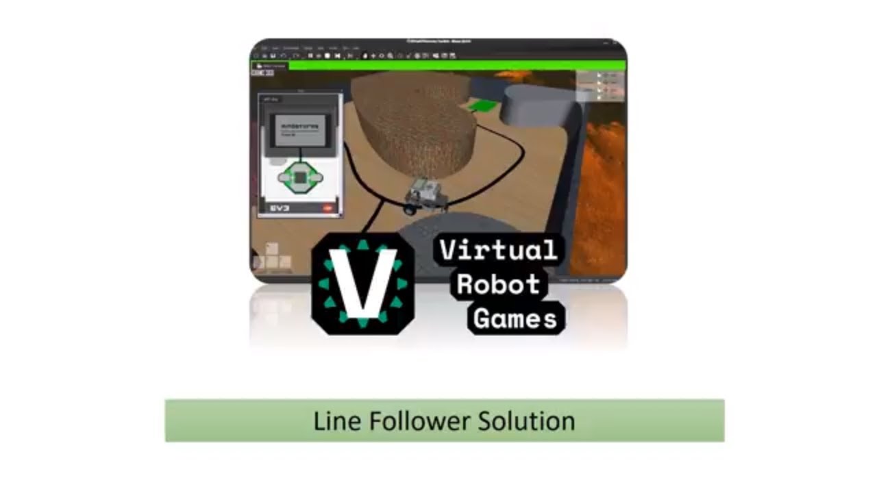 LEGO MINDSTORMS EV3 - Simple Line Follower Algorithm - YouTube