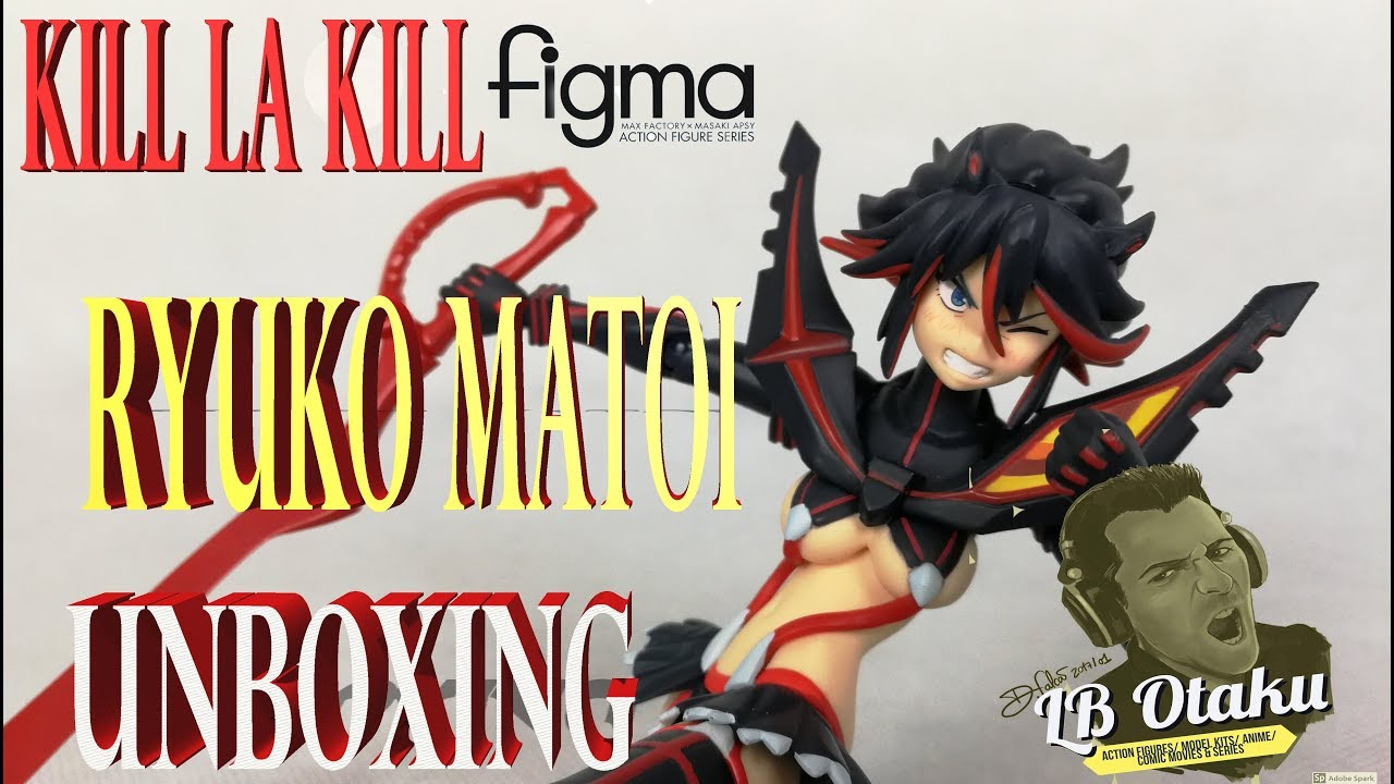 Unboxing -Figma 220 Matoi Ryuko (Reissue) ... Comic Con PT 2017 videos ...