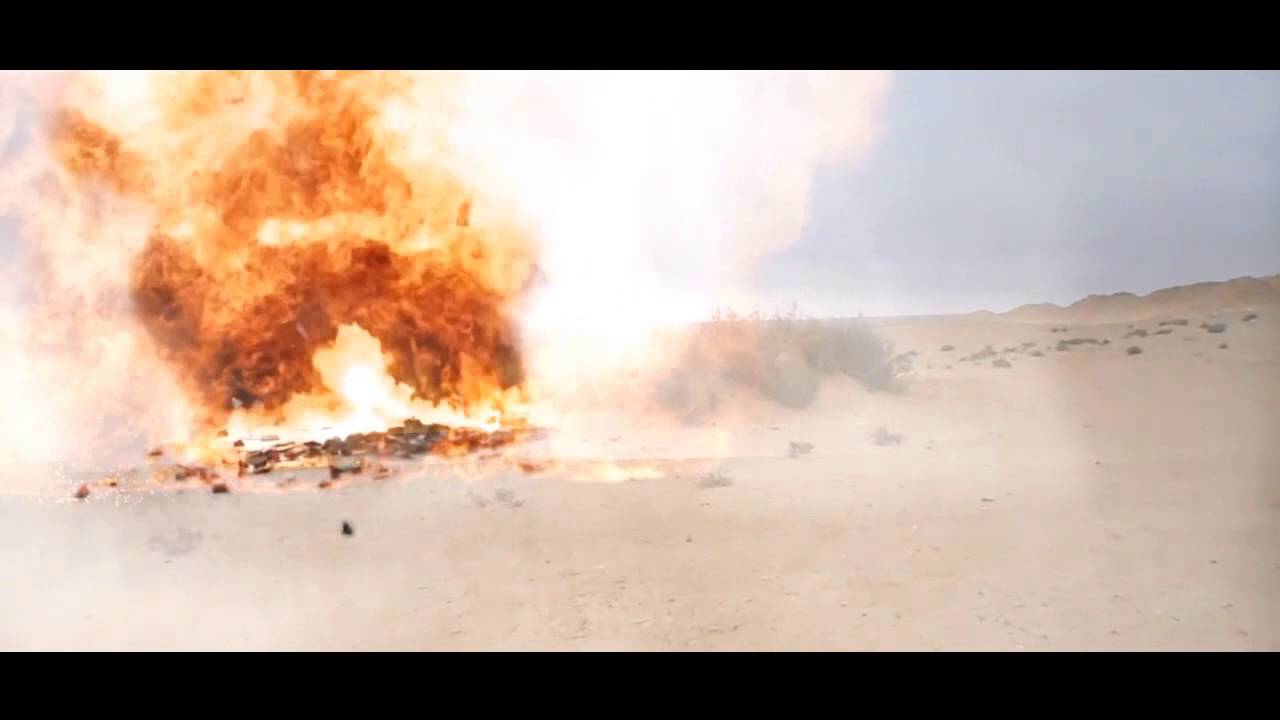 explosion in desert - YouTube