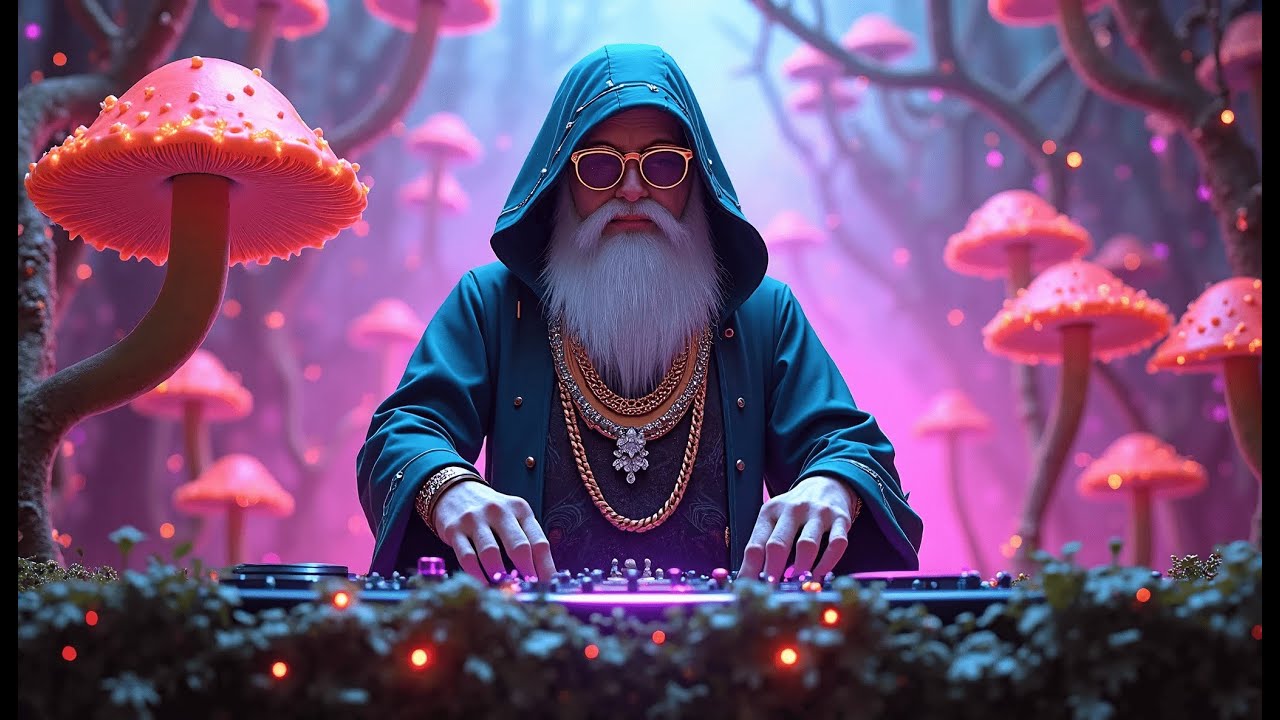 Mushroom Forest Rave 4K 🍄 | Psychedelic DnB DJ Shroomancer - YouTube