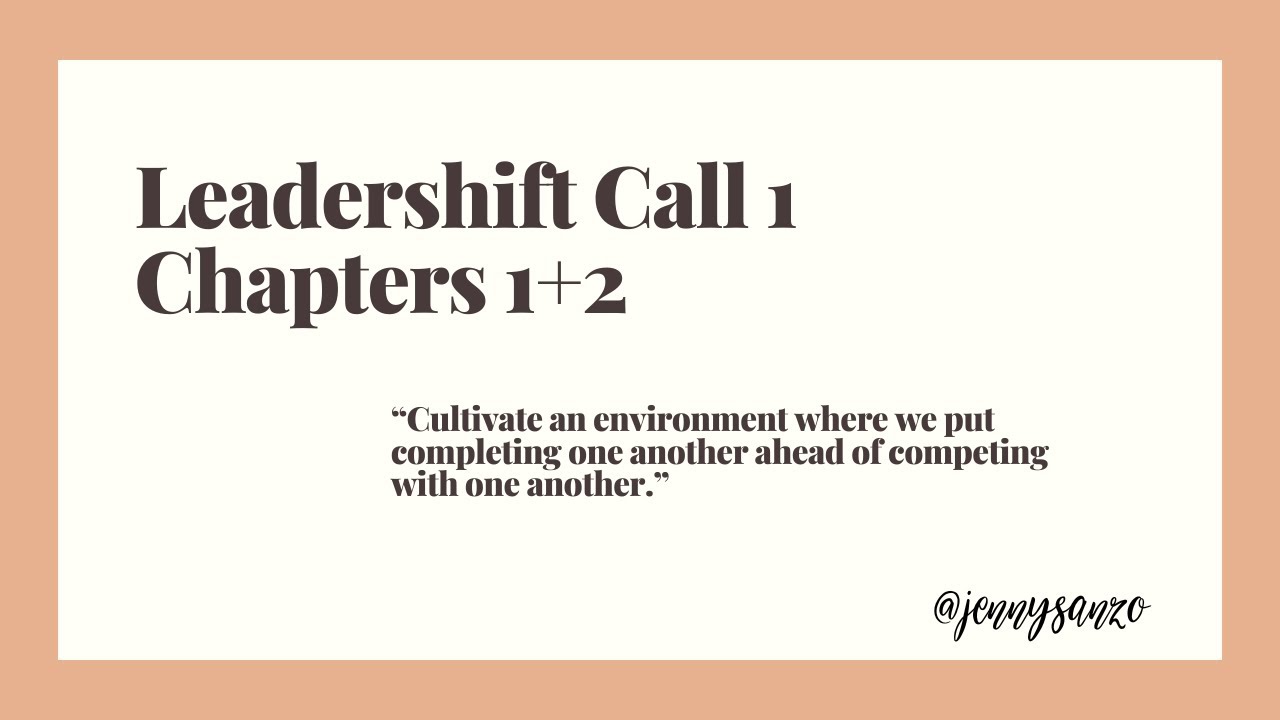 Leadershift with Sanzo + Hobbs Call #1 - YouTube