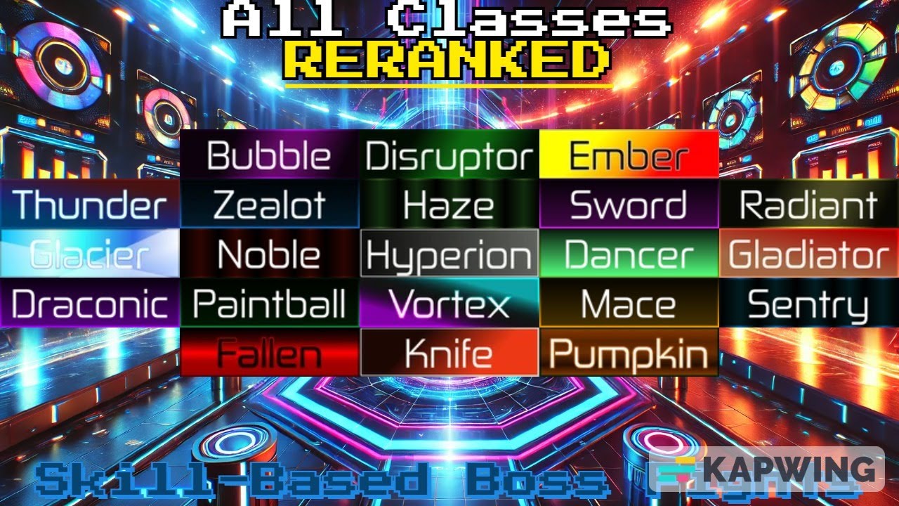 RERANKING All Classes in Skill Based Boss Fights! - YouTube