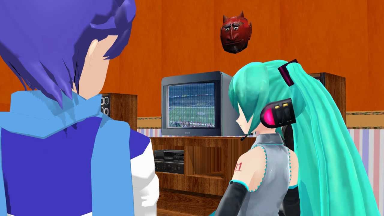 [MMD] Miku Crashes the Superbowl - YouTube