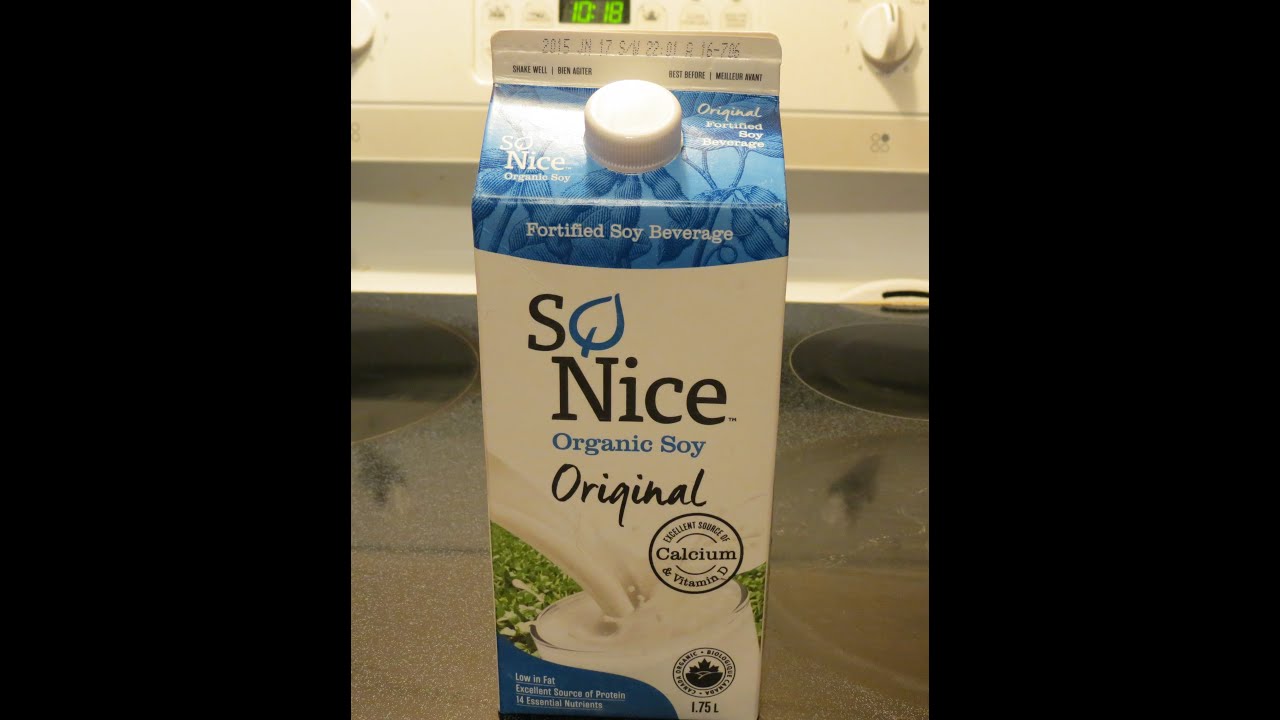 "So Nice" Soy Milk Original Review (vegan, gluten-free) - YouTube