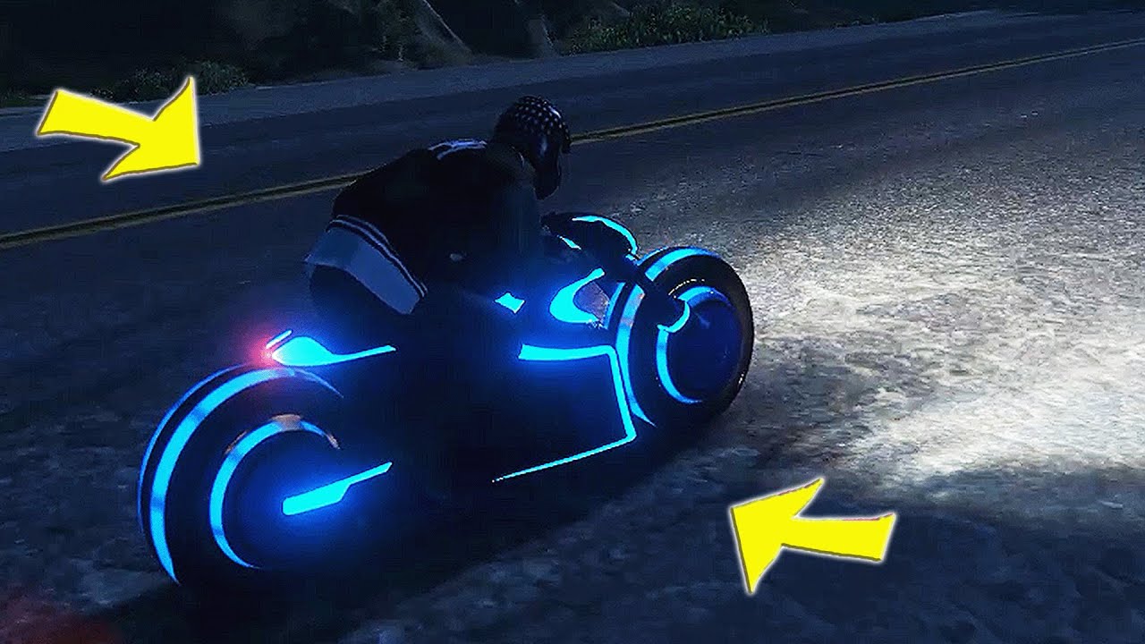 Скоростная поездка на Неоновом байке Shotaro в GTA 5 | Nagasaki Shotaro ...