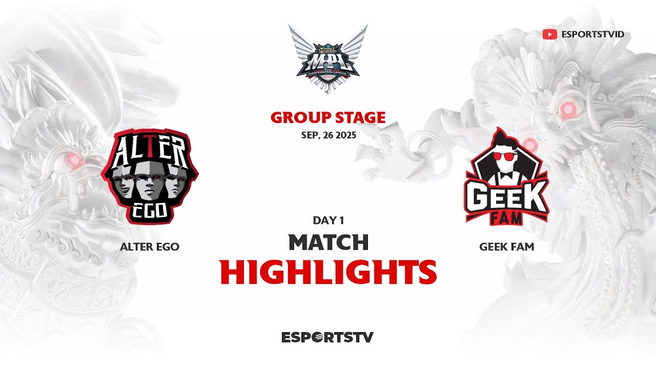 Alter Ego vs Geek Fam HIGHLIGHTS MPL ID S16 | GEEK VS AE ESPORTSTV ...