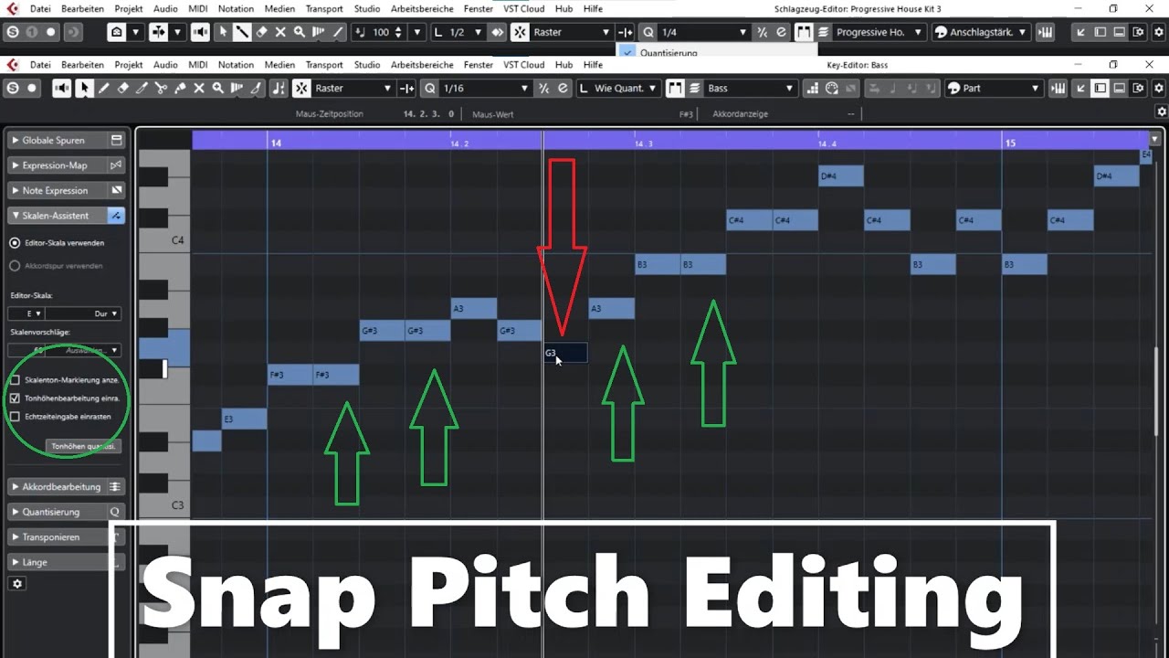 Cubase: Working with Midi III (Editing 2) - YouTube