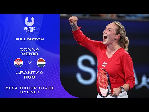 Donna Vekic v Arantxa Rus Full Match | United Cup 2024 Group F