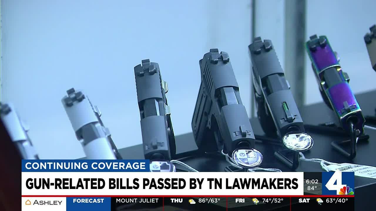 Gun-related bills passed by Tennessee lawmakers - YouTube